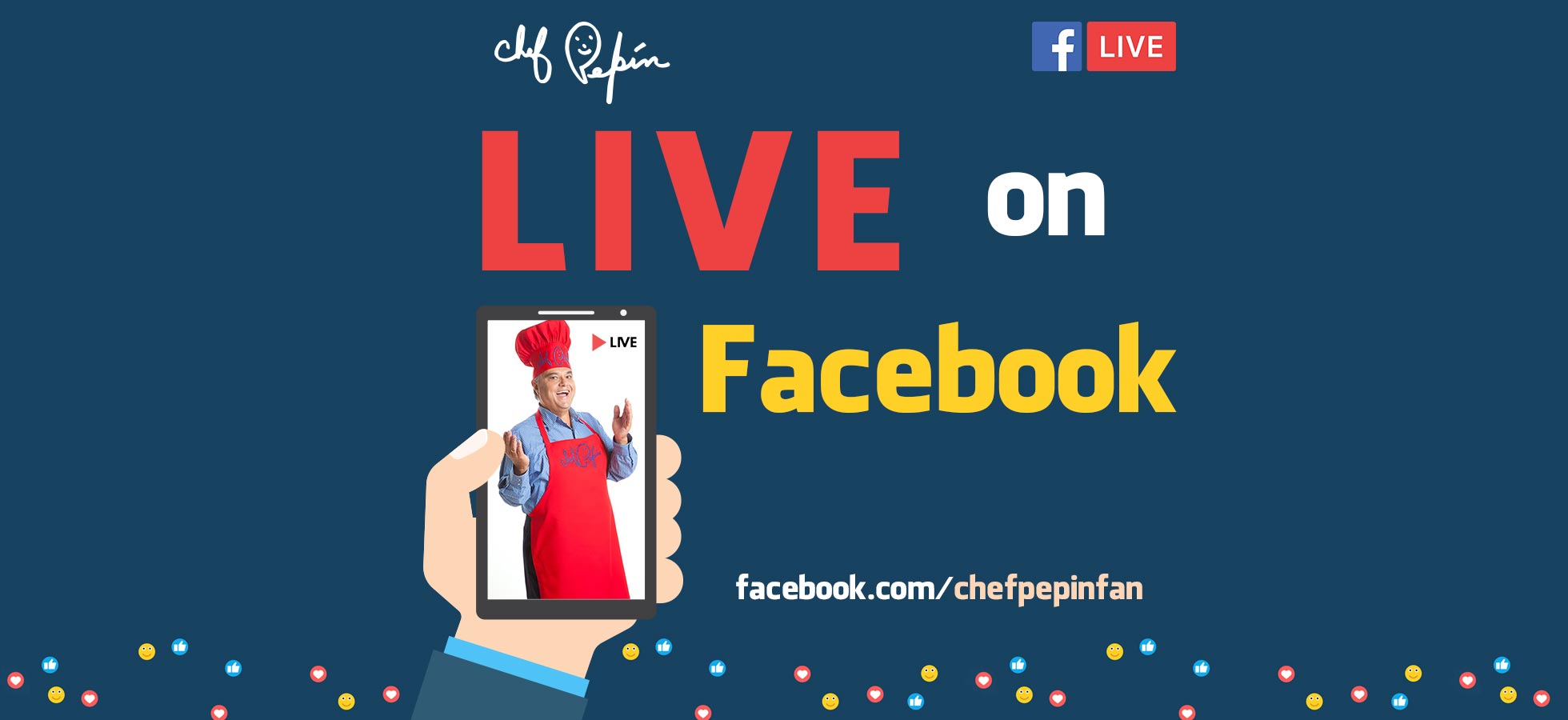 Chef Pepín - Hispanic's most loved Latin Celebrity Chef